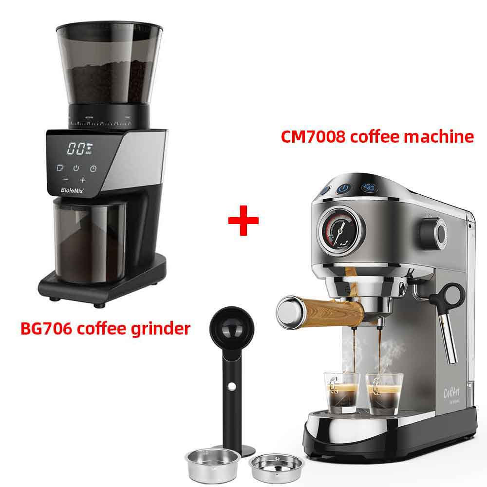 Biolomix Espresso Coffee Maker With Grinder