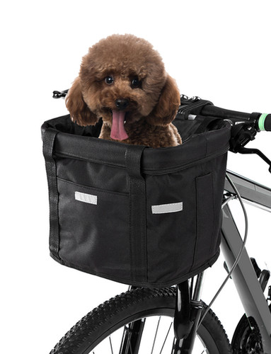 Premium Bike Pet Carrier Basket – Foldable, Waterproof, & Detachable ...