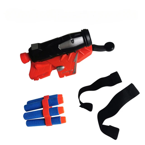 Spiderman Wrist Launcher with Soft Bullets - Outdoor Toy Gun for Safe ...