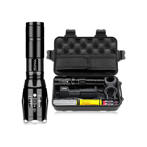 L2 CREE Rechargeable LED Torch: Powerful Zoom Function | Stronics