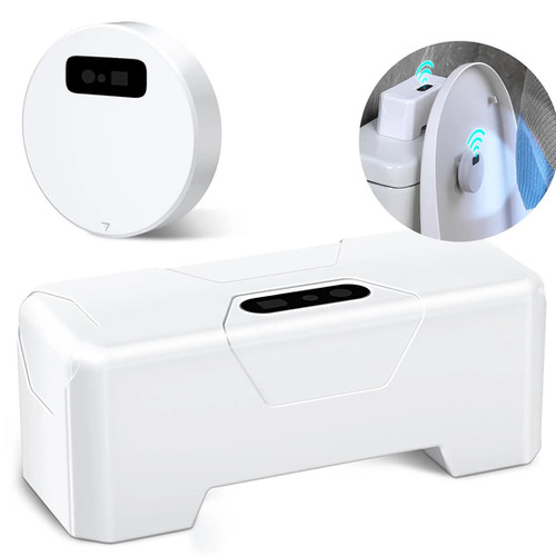 Automatic Toilet Flusher, 2023 Upgraded Smart Touchless Toilet Flush ...