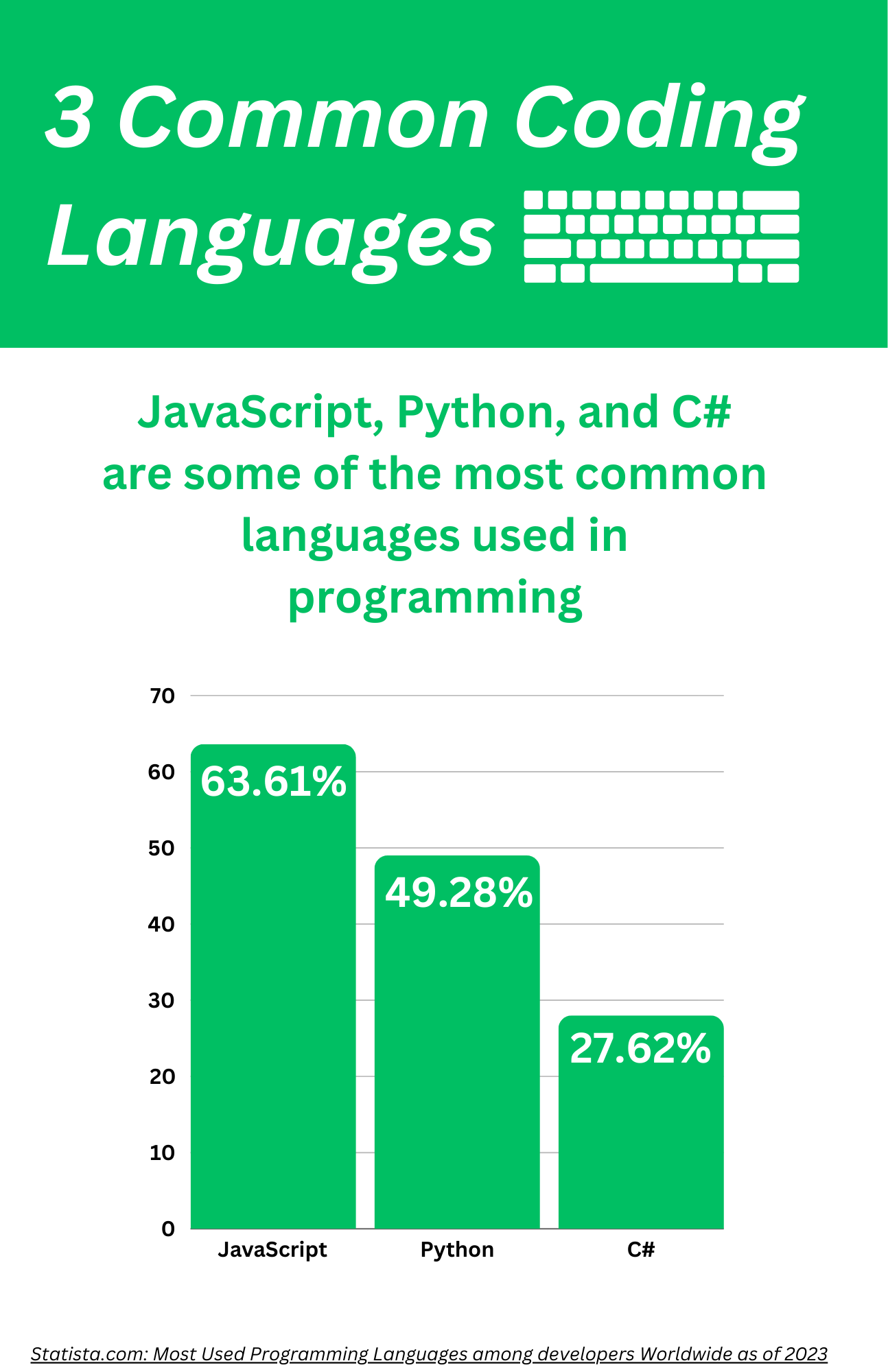 3 Common Coding Languages
