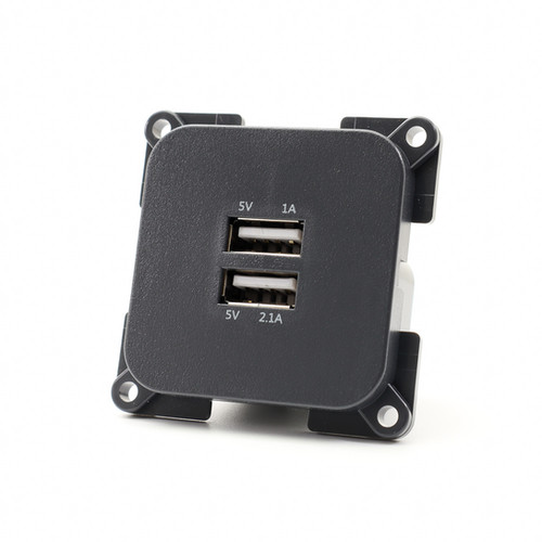 C-Line Module - Double USB Socket - 1a & 2.1a - Fits C-Line & CBE | LVA