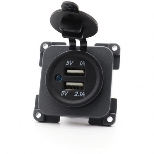 C-Line Module - Double USB Socket w/ Dust Cap | LVA