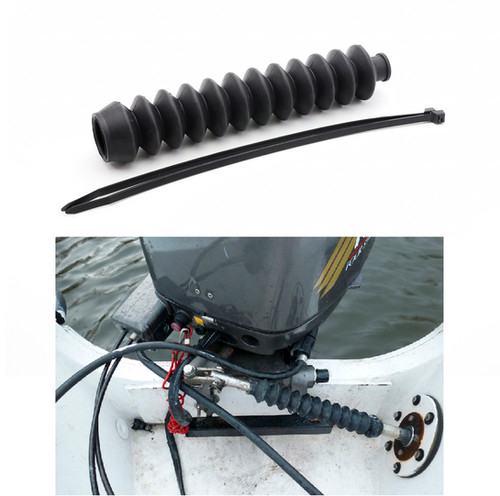 Outboard Splashwell Steering Boot - Transom Rubber Gater | LVA