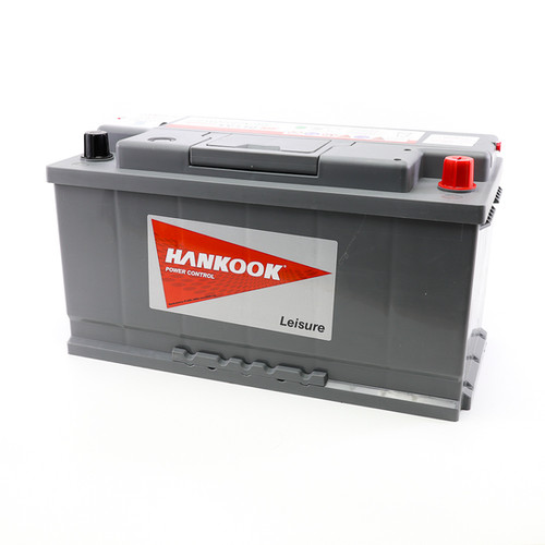 Hankook 110ah Deep Cycle Dual Use Leisure Battery for Motorhomes and ...