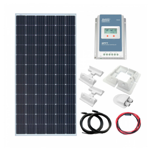 Solar Panel Complete Kit 360w w/ MPPT for Campers or Boats | LVA