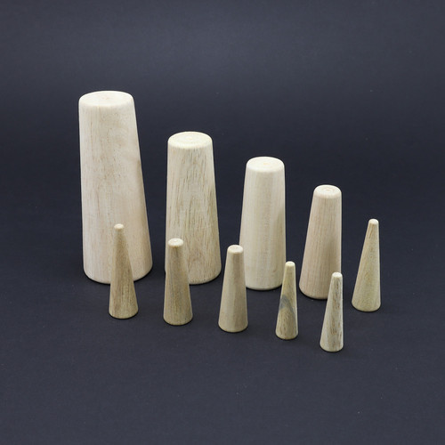 Universal Pack of Wooden Boat Bungs - Softwood Conical Drain Plugs | LVA