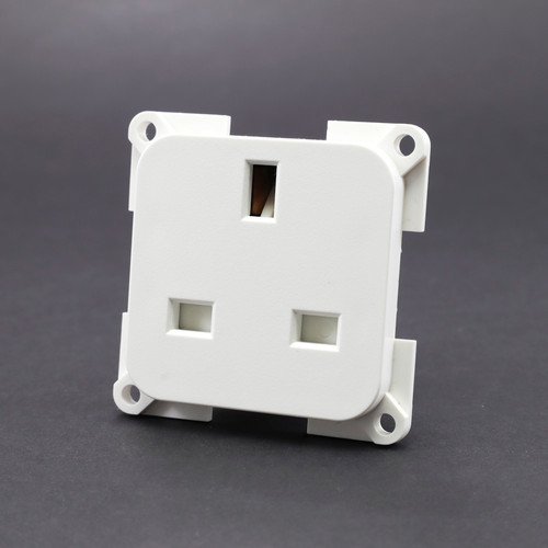 CBE FAWO White 13amp Mains 230v Socket for Campers Fits C-Line | LVA