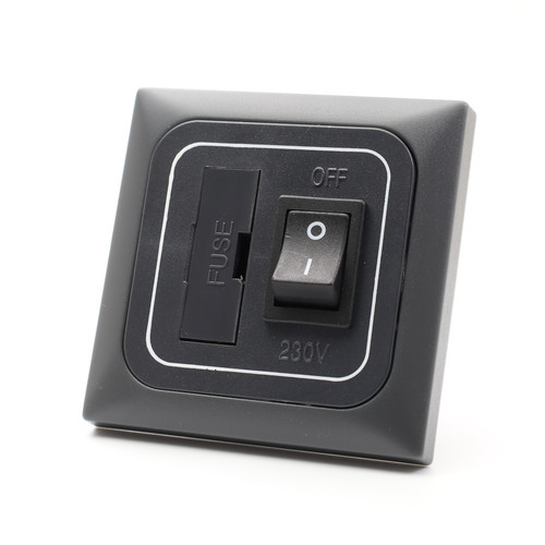 C-Line Single Grey Frame w/ Mains 5a Fused Spur Switch Panel - Cooker ...