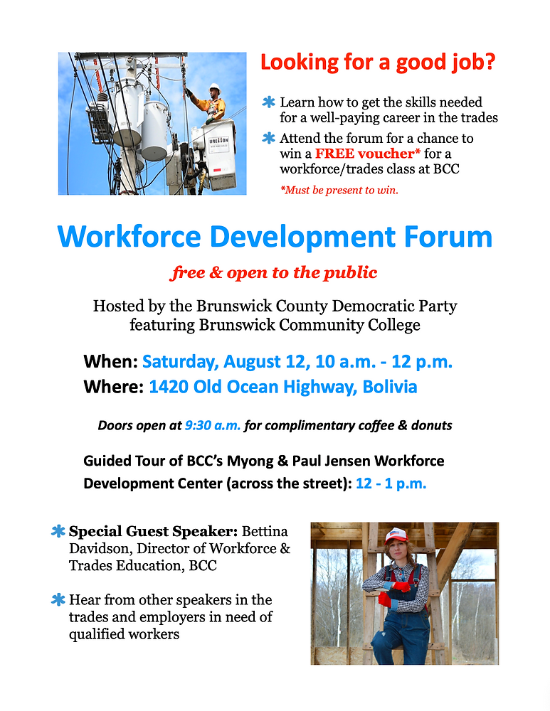 Looking for a good job? Attend our Workforce Development Forum!