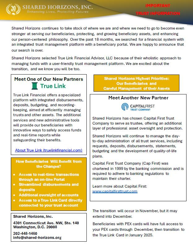 Exciting Updates from Shared Horizons: Enhancing Trust Management for ...