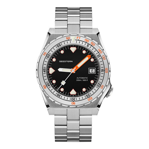 SEESTERN SUB600T, Black, NH35, Sapphire, Lume, 200m Diver, Diving, BNIB ...