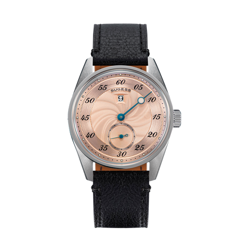Seagull Sugess ST17, Jump Hour, Orange, 38mm, Dome, Automatic, 2 Straps ...