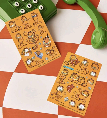 Garfield Sticker Sheets(2 Sheets) | Little Shop Of Cheer