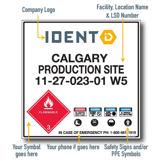 Facility Signs-90cm x 90cm | IDENTSIGNAGE