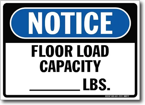 Floor Load Capacity | IDENTSIGNAGE