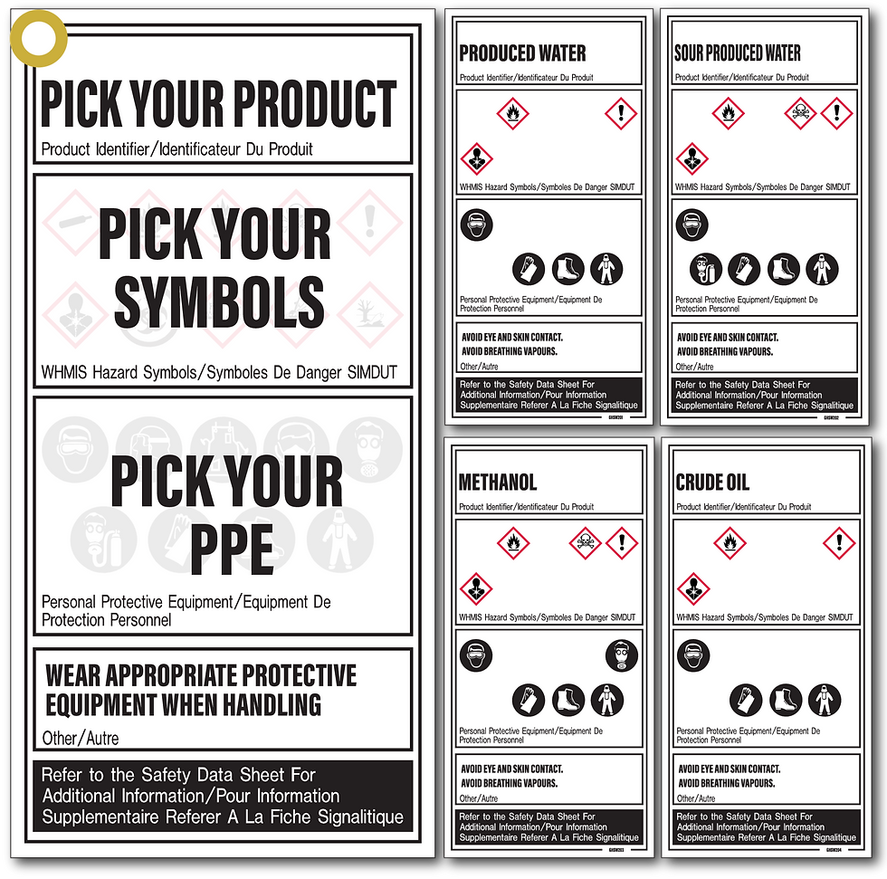 Custom WHMIS | IDENTSIGNAGE
