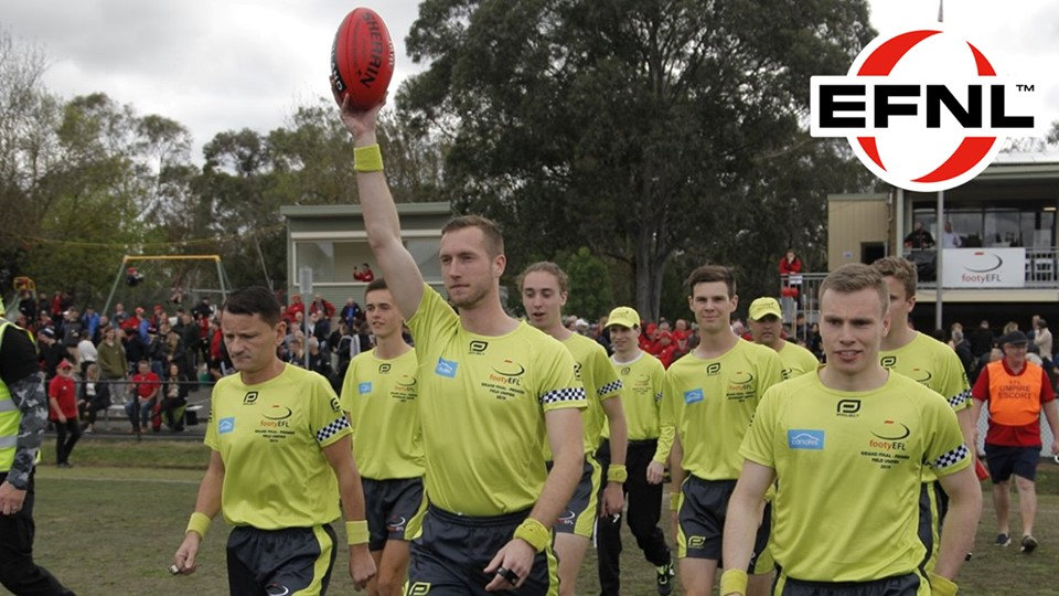 GET INVOLVED IN EFNL UMPIRING