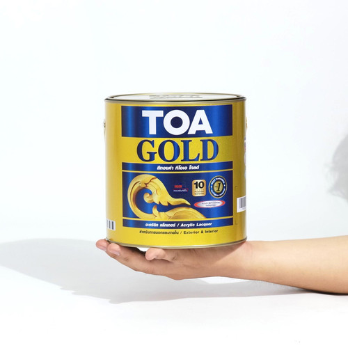 TOA Gold Paint Enamel สีทองคำ ทีโอเอ โกลด์ สูตรน้ำมัน ขนาดแกลลอน ...