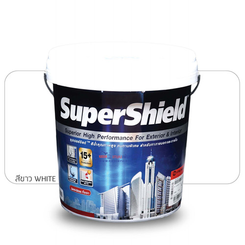 TOA Supershield Semigloss Base A สีทีโอเอ ซุปเปอร์ชิลด์ กึ่งเงา สีขาว ...