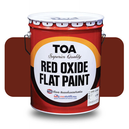 TOA G1024 Red Oxide Primer รองพื้นกันสนิมแดงทีโอเอ G 1024 ถังใหญ่ ...