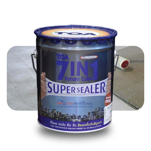 TOA 7in1 Super Sealer รองพื้นปูนเก่า 7อิน1 ซุปเปอร์ซีลเลอร์ ถัง 15 ลิตร ...