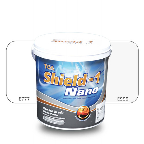 TOA Shield-1 Ceiling Paint สีทาฝ้า ทีโอเอ ชิลด์วัน E777 / E999 ขนาด ...