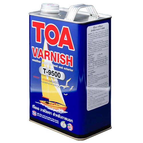 TOA T-9500 Gloss Varnish for Exterior วานิชเงา ทีโอเอ ภายนอก T9500 ...