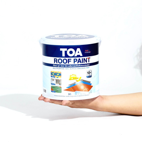 TOA Roof Paint สีทาหลังคาและสนามกีฬา ทีโอเอ เฉดสีมาตรฐาน ขนาดแกลลอน ...
