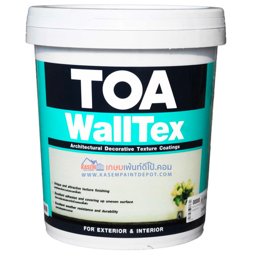 สีทีโอเอ วอลเท็กซ์ TOA Walltex สีสร้างลายนูนไปรไฟล์ ขนาดถัง 26 กก. | kasempongrat