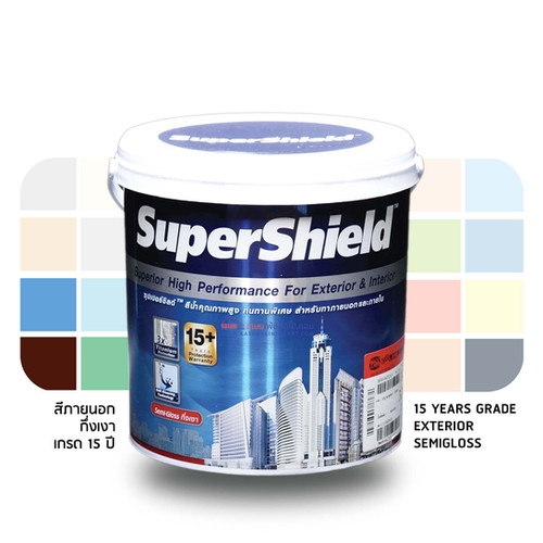 TOA Supershield Semigloss สีทีโอเอ ซุปเปอร์ชิลด์ กึ่งเงา ขนาดแกลลอน ...