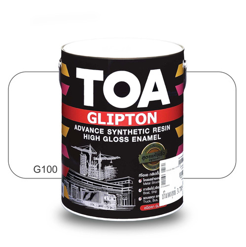 TOA Glipton G100 White สีน้ำมันทีโอเอ กลิปตั้น สีขาว (สีเคลือบเงา TOA ...