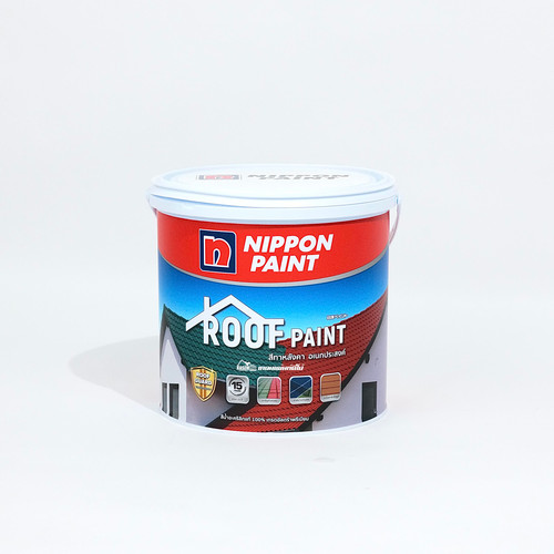 Nippon paint Roof Paint นิปปอนเพนต์ รูฟเพนต์ สีทาหลังคา เกรด 15 ปี ขนาด ...