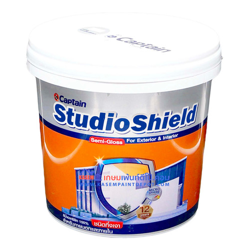 Captain Studio Shield Ext. Semigloss สีกัปตัน สตูดิโอชิลด์ ภายนอก กึ่ง ...