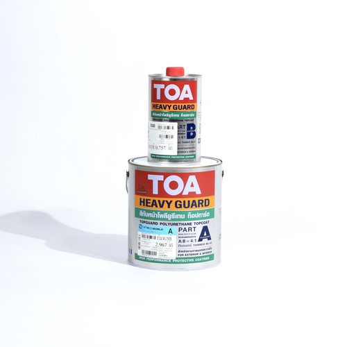 TOA Topguard A+B No.376C สีโพลียูริเทน ทีโอเอ ท็อปการ์ด สีเขียวบางจาก ...