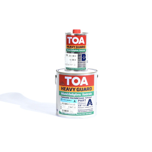 TOA Topguard A+B No.376C สีโพลียูริเทน ทีโอเอ ท็อปการ์ด สีเขียวบางจาก ...