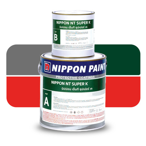 Nippon NT Super K A+B สีนิปปอน รองพื้นอีพ็อกซี่/ทับหน้า 1000NT ซุปเปอร์ ...