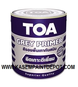 รองพื้นกันสนิมเทา ทีโอเอ TOA Grey Primer G2010 ถังใหญ่ | kasempongrat