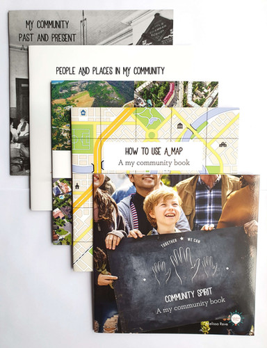 My COMMUNITY LAPBOOK - Set of 5 | Enlighten Press NZ