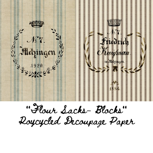 Flour Sacks Blocks | Vintage Finders