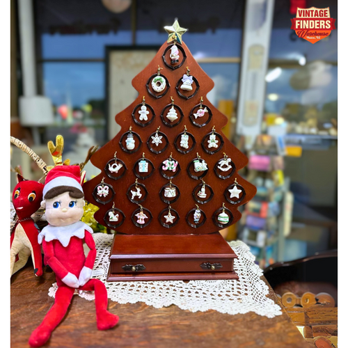 Lenox Jeweled Advent Calendar / Christmas Ornament Collection & Tree ...
