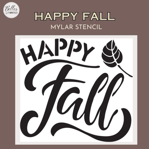 Happy Fall Stencil | Vintage Finders