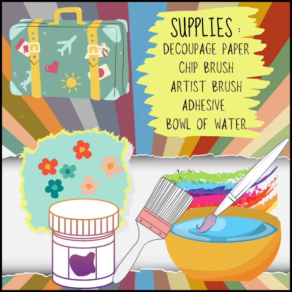 Easy Decoupage Project for Beginners - How to Decoupage Video & Tutorial