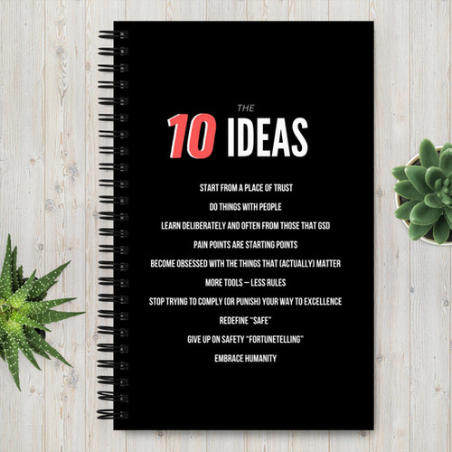 The 10 Ideas Spiral notebook | The HOP Nerd LLC
