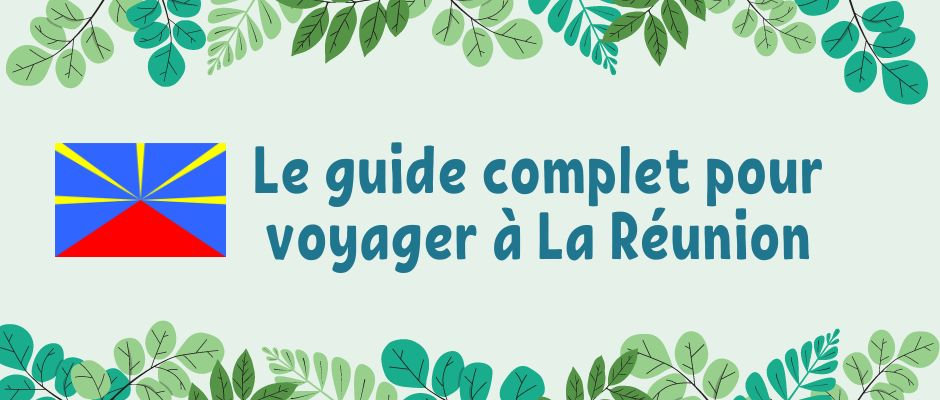 Le guide complet pour voyager à La Réunion