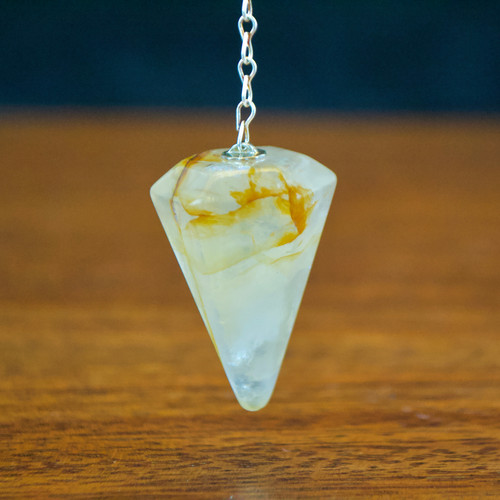 Péndulo Cuarzo Citrino | ALKIMEYA