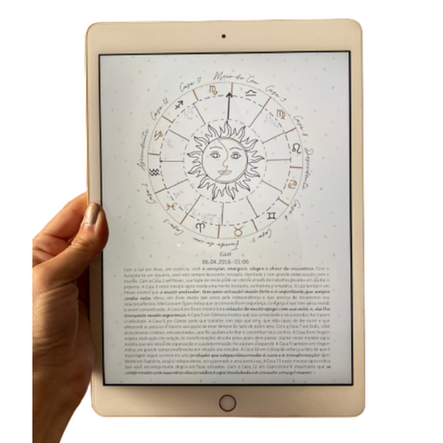 Mapa Astral Ilustrado infantil em PDF | MapaAstralIlustrado