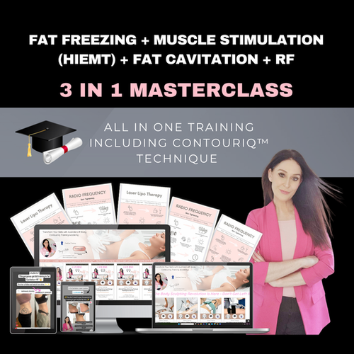 Fat Freezing +Fat Cavitation RF + Muscle Stimulation MasterClass 3 in 1 ...