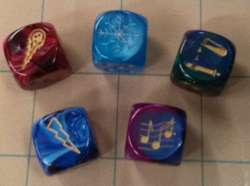 5 Elements, 5 Dice Set | studio6d6